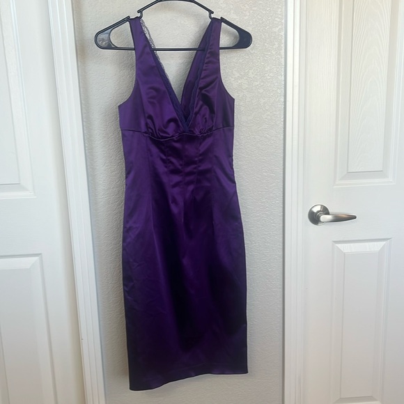 Dolce & Gabbana | Dresses | Dolce Gabbana Corset Purple Midi Dress 38 ...